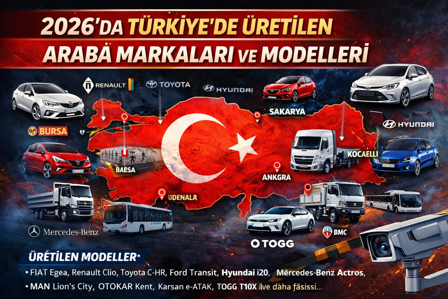 Asfaltta Türk İmzası! 2026'da Türkiye'de Üretilen Araba Modelleri ...